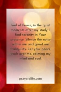 21 Wonderful Closing Prayer After Study
