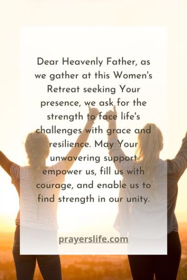 20 Inspiring Prayers For Women's Retreat