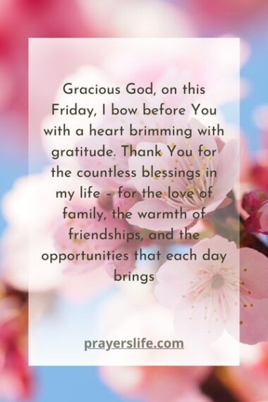 21 Inspiring Friday Blessings And Prayers