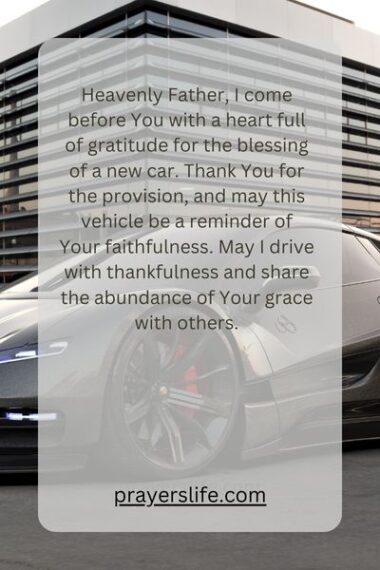 17 Effective Prayer For A New Car