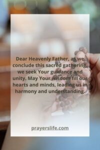 21 Powerful Closing Prayer For Church Meeting