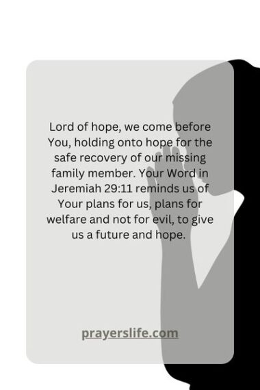 20 Powerful Prayer For Safe Return Of A Missing Person
