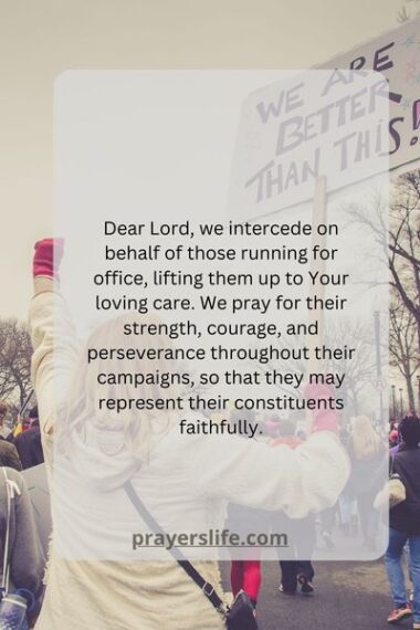 21 Effective Prayers For Someone Running For Office