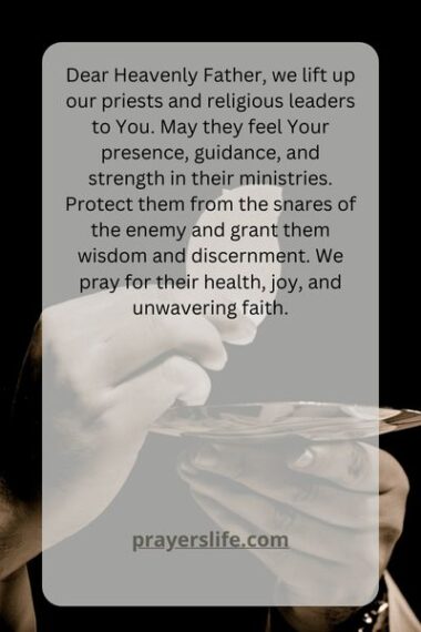 19 Powerful Prayers For Priests And Religious Leaders