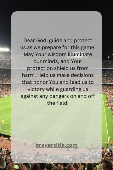 16 Short Prayer Before Football Game