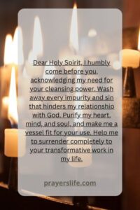 18 Effective Holy Spirit Cleansing Prayers