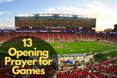 13 Powerful Opening Prayer For Games
