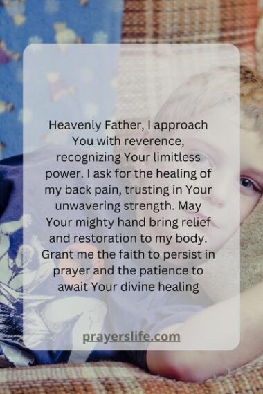 23 Best Prayer For Healing Of Back Pain