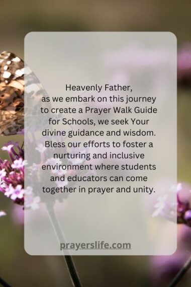 22 Effective Prayer Walk Guide For Schools