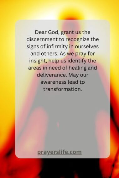 18 Powerful Prayer Against Spirit Of Infirmity