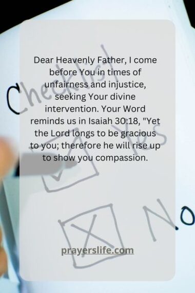 15 Powerful Prayer To Reverse Unjust Situations