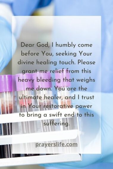 18 Prayers To Stop Heavy Bleeding