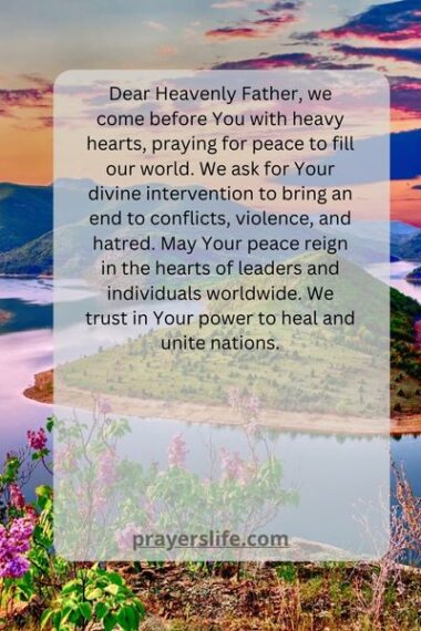 21 Powerful Prayers For Peace In The World