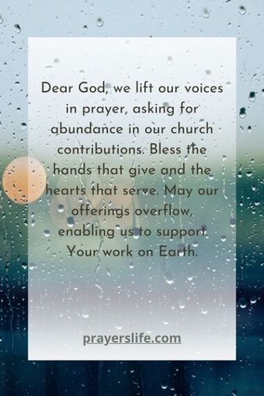 25 Effective Prayers For Church Offering