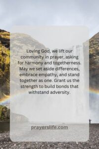 22 Short Prayer For The Community
