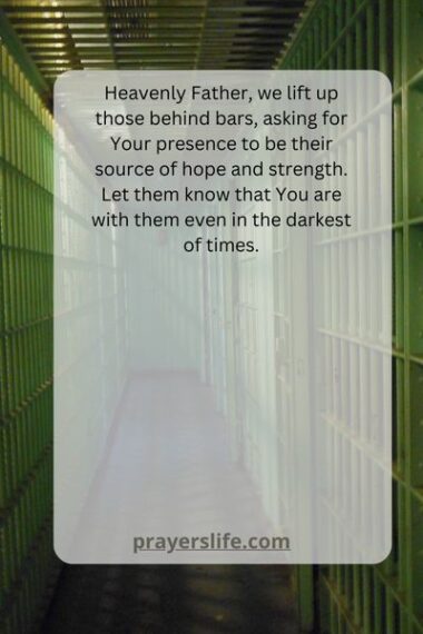 20 Comforting Prayer For Someone In Jail Or Prison