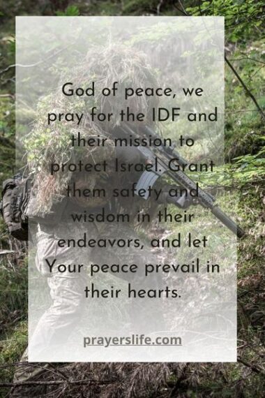 19 Best Prayer For The Soldiers Of Israel
