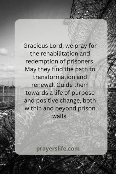 20 Effective Prayers For Prisoners And Their Families
