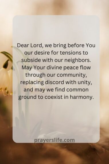 21 Effective Prayer To Make Neighbors Move