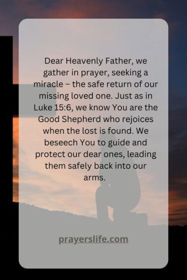 20 Powerful Prayer For Safe Return Of A Missing Person