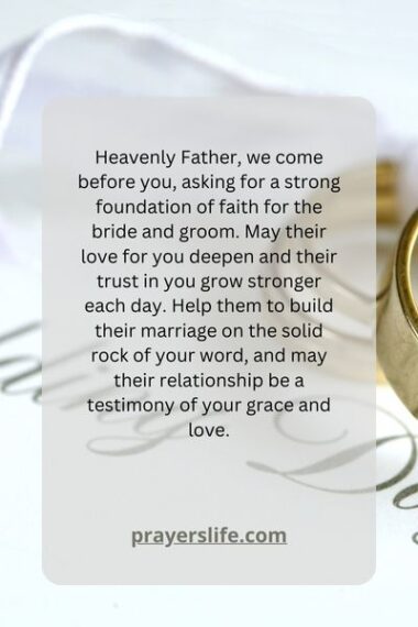 17 Amazing Wedding Prayers For The Bride And Groom
