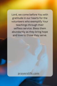 18 Powerful Prayer Of Gratitude For Volunteers