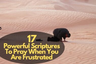 17 Powerful Scriptures To Pray When You Are Frustrated