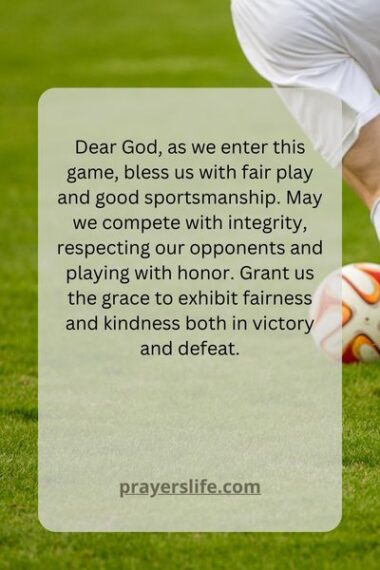 16 Short Prayer Before Football Game