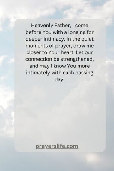 17 Effective Prayer Points For Intimacy With God