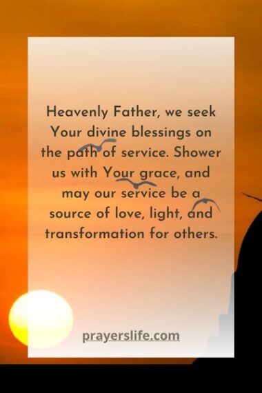 19 Amazing Prayer For Those Called To Serve