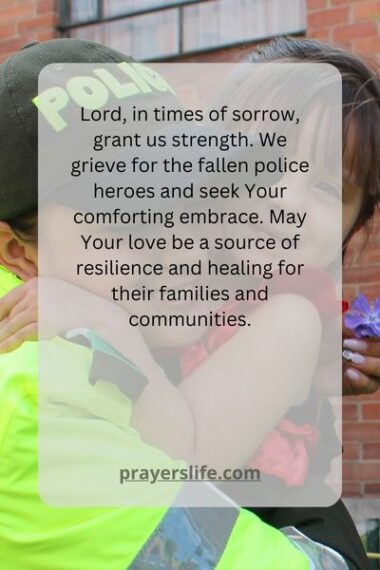 25 Best Prayer For Fallen Police Officers