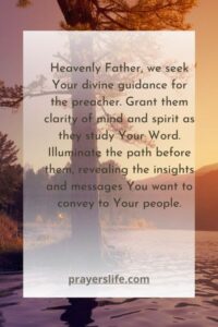18 Strong Prayer For The Preacher Before Sermon