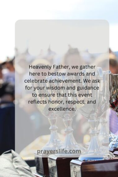 23 Best Short Opening Prayer For Awarding Ceremony