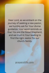 19 Best Prayers For Seeking A New Pastor