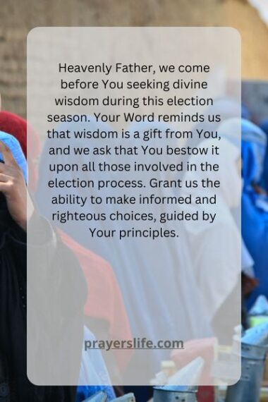17 Inspiring Prayer For Election