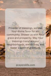 22 Short Prayer For The Community