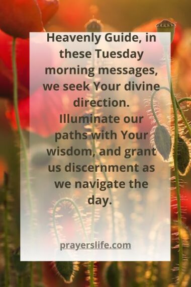 15 Powerful Tuesday Morning Prayer Text Messages