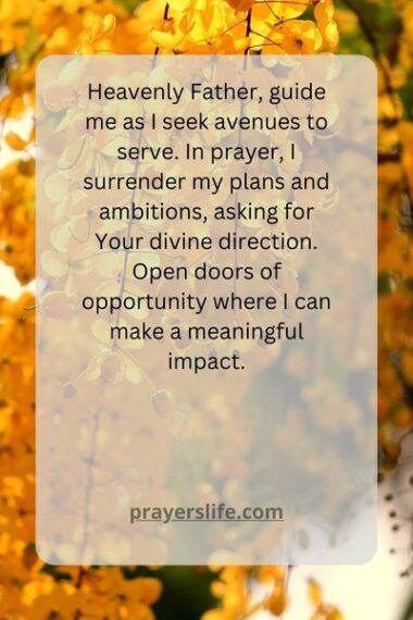 17 Powerful Prayers For Serving