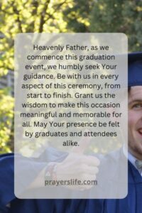 18 Opening Prayer For Graduation Ceremony