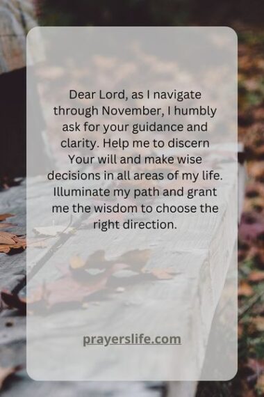 18 Powerful Prayers For November