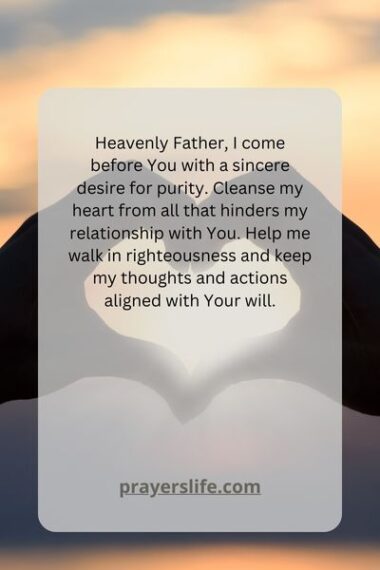 17 Effective Prayer For A Clean Heart