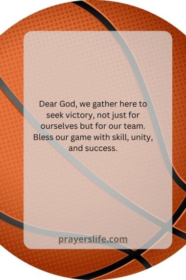 20 Best Prayer Before A Basketball Game