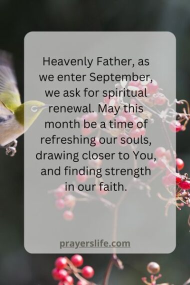 25 Amazing Happy New Month September Prayer