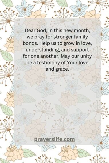 20 Powerful New Month Prayer For Family