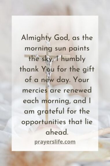 20 Powerful Thank God For Waking Me Up This Morning Prayer