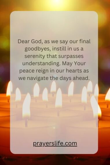 19 Uplifting Closing Prayer For Memorial Service