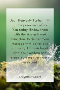 18 Strong Prayer For The Preacher Before Sermon
