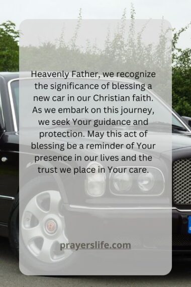 20 Wonderful Christian Prayer For New Car Blessing