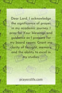 17 Powerful Prayer For The Board Exam
