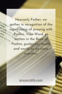 20 Effective Psalms For Prayer Meetings